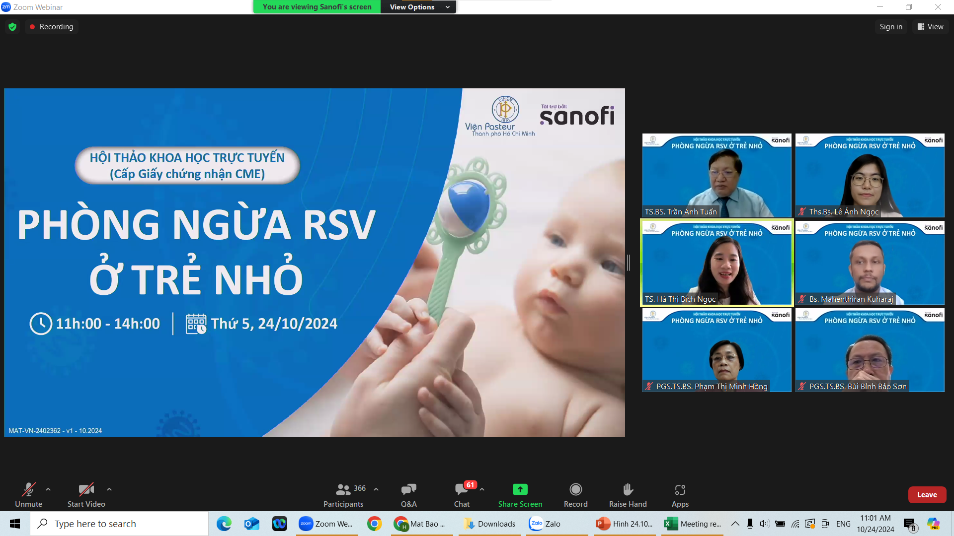 CHUỖI HỘI THẢO KHOA HỌC TRỰC TUYẾN CẬP NHẬT KIẾN THỨC Y KHOA LIÊN TỤC ...